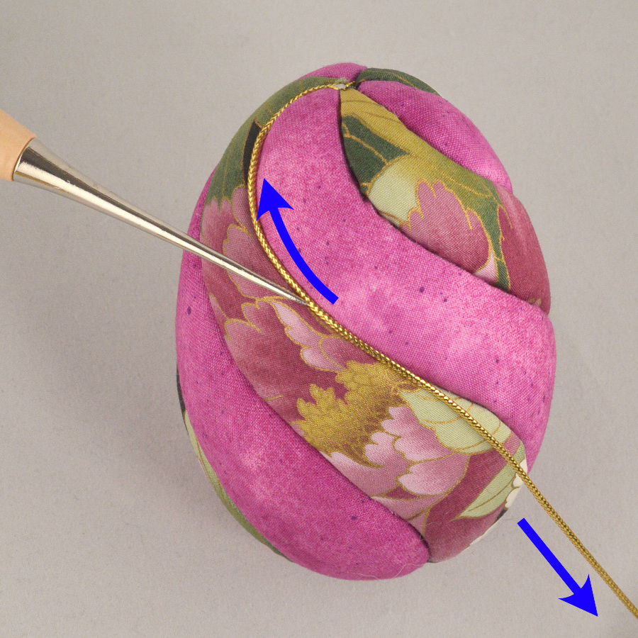 finishing a kimekomi ornament – Susanne’s Ornaments